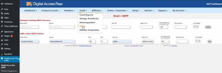 SendGrid Integration with DAP – DAP Documentation SendGrid Integration with DAP – DAP Documentation