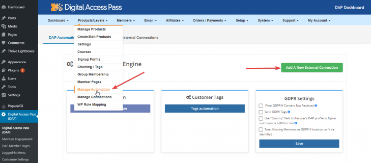 DAP Documentation – Documentation for DigitalAccessPass.com