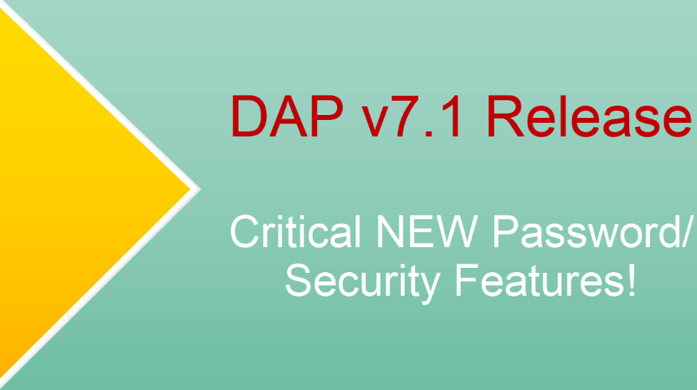 ACTION REQUIRED: DAP Security / Password Update! - The DAP Blog